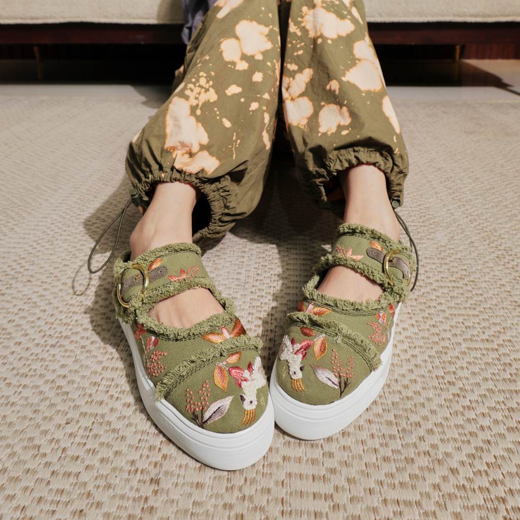 Buy Handcrafted Olive Branch : Mules Online